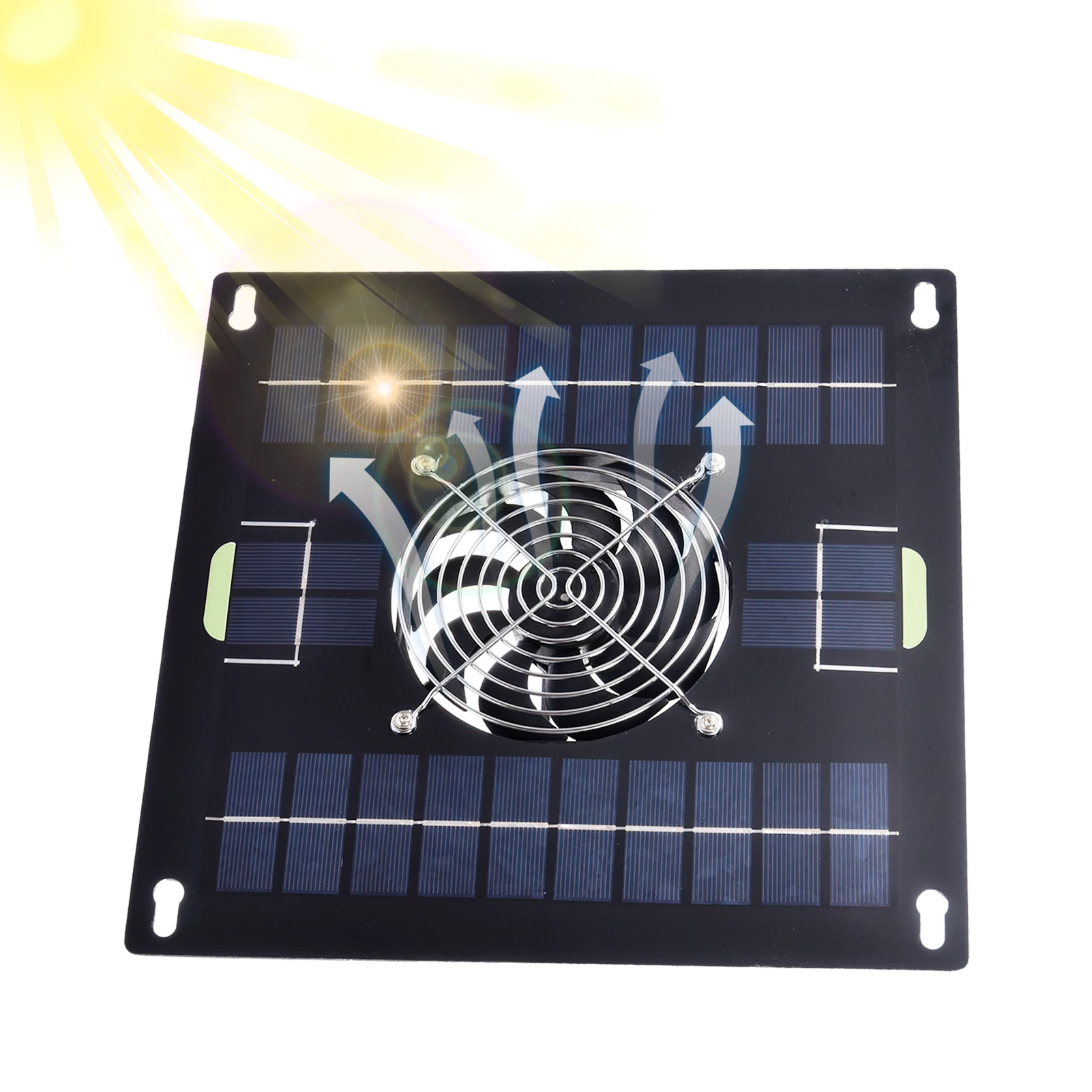 Solar System 5W Photovoltaic Panel Solar Fan Pet Chicken Coop ...