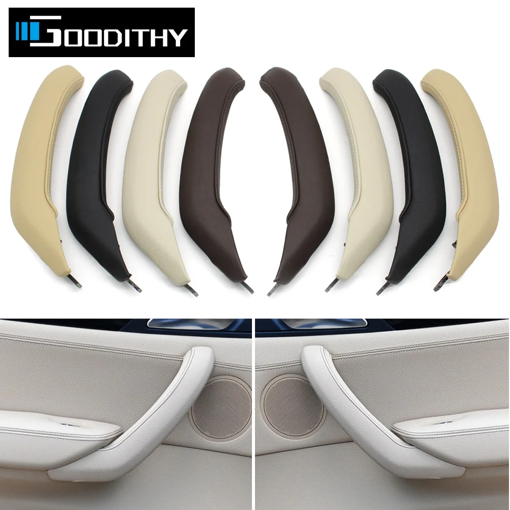 Left-Right-Hand-Cars-Inner-Passenger-Door-Pull-Handle-Leather-Outer ...