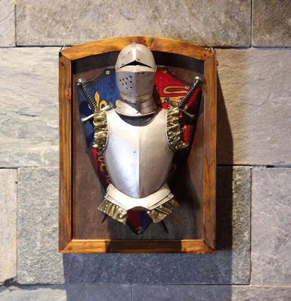 Knight Shield And Sword Medieval Warrior Vintage Bar Restaurant Key Box ...