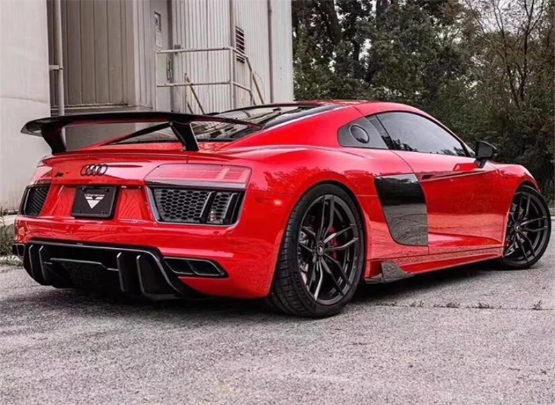 REAL FORGE CARBON FIBER SPOILER For Audi R8 V8 V10 GT 2017 2018 2019 ...