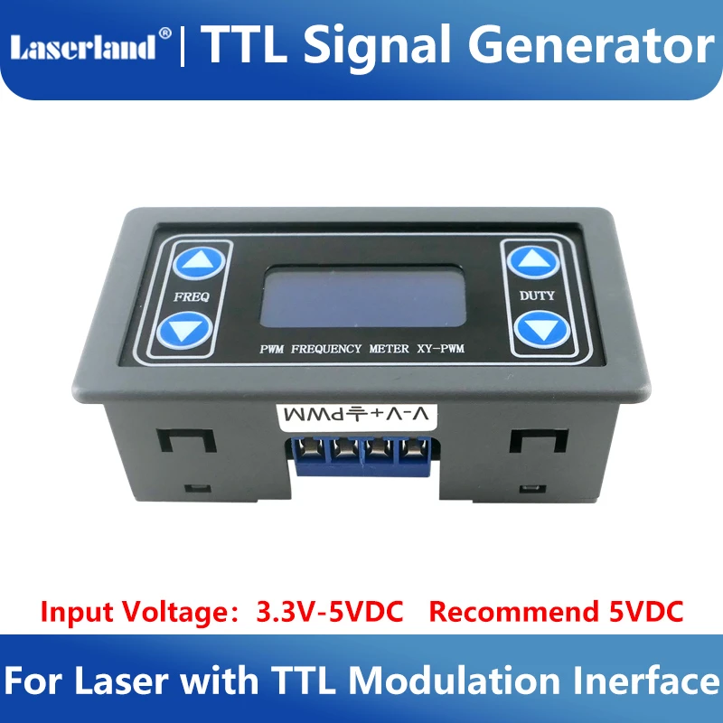 Adjustable Frequency Duty Cycle PWM Pulse TTL Laser Signal Generator Square Wave Generator ...