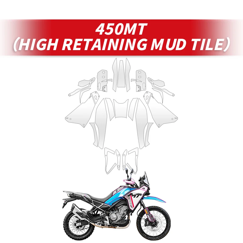 For-CFMOTO-450MT-450-MT-High-retaining-mud-tile-Motorcycle-Full-Paint ...