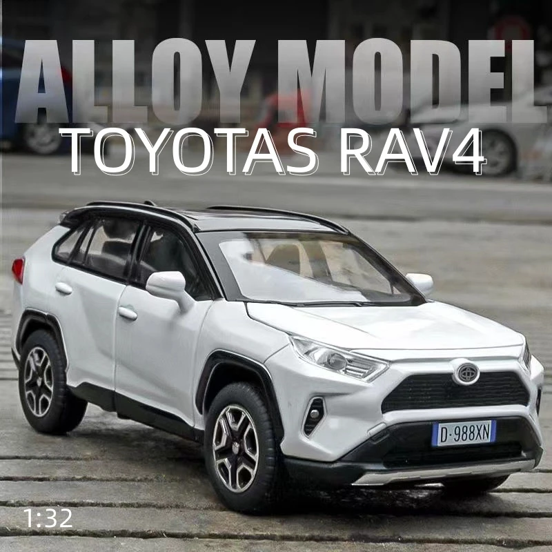 1-32-Toyotas-RAV4-SUV-Alloy-Car-Model-Diecast-Metal-Toy-Vehicles ...