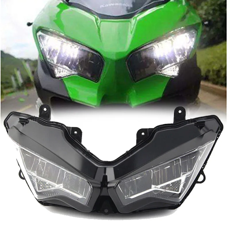 Motorcycle Front Headlight Assembly For Kawasaki Ninja 400 650 2018 ...