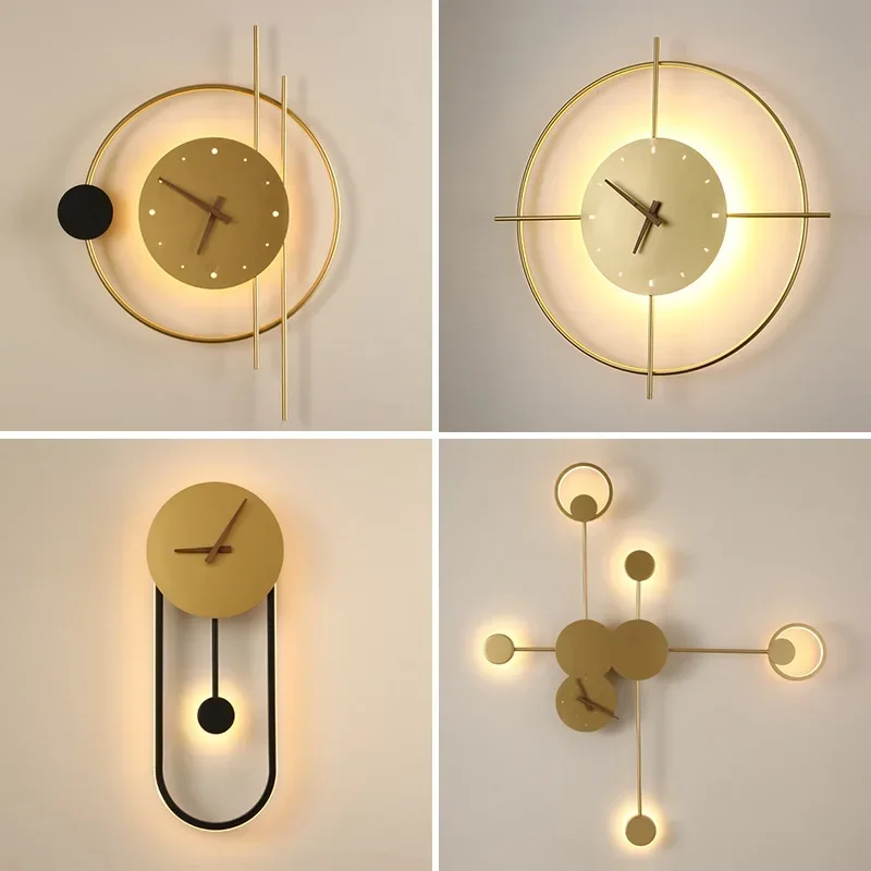 Modern-LED-Wall-Lamp-Clock-Sconce-for-Bedroom-Bedside-Living-Dining ...