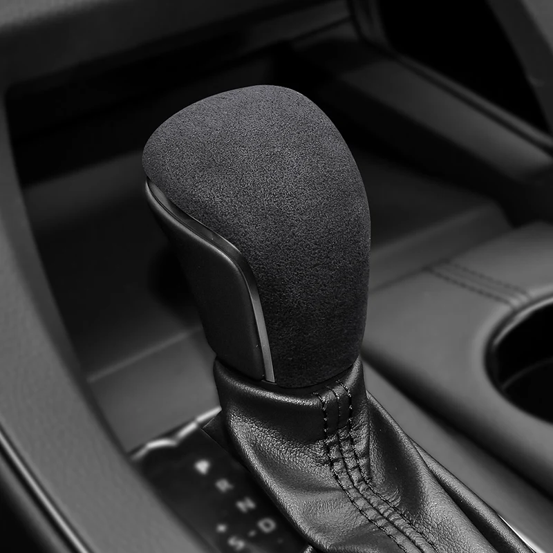 Adhesive-Sheath-Shell-Alcantara-Gear-Stick-Shift-Shifter-Cover-for ...