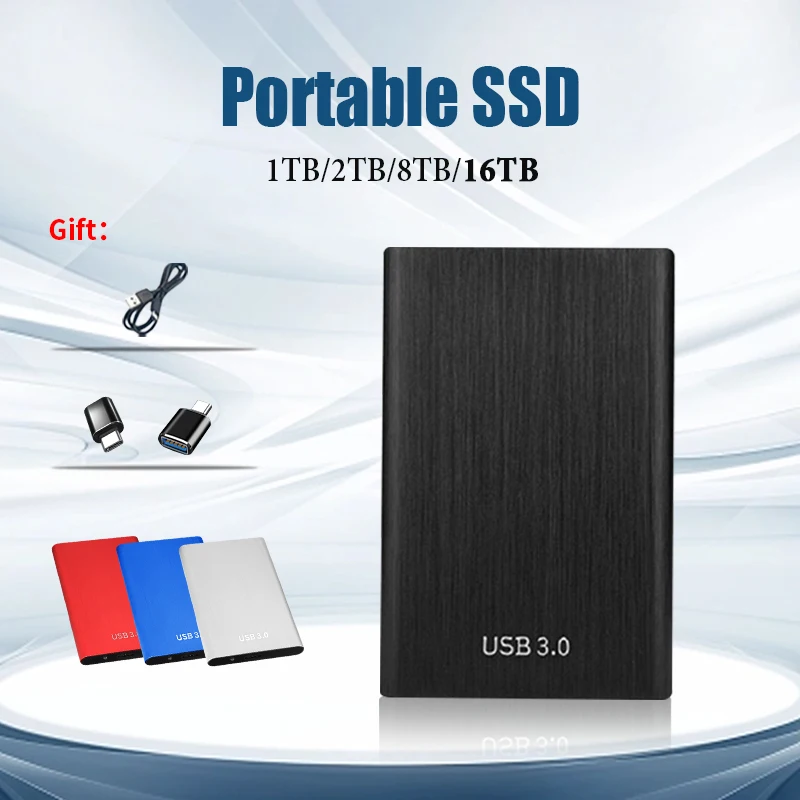 Disco rigido esterno SSD 3.0 portatile da 1TB archiviazione di grande capacità disco rigido ...