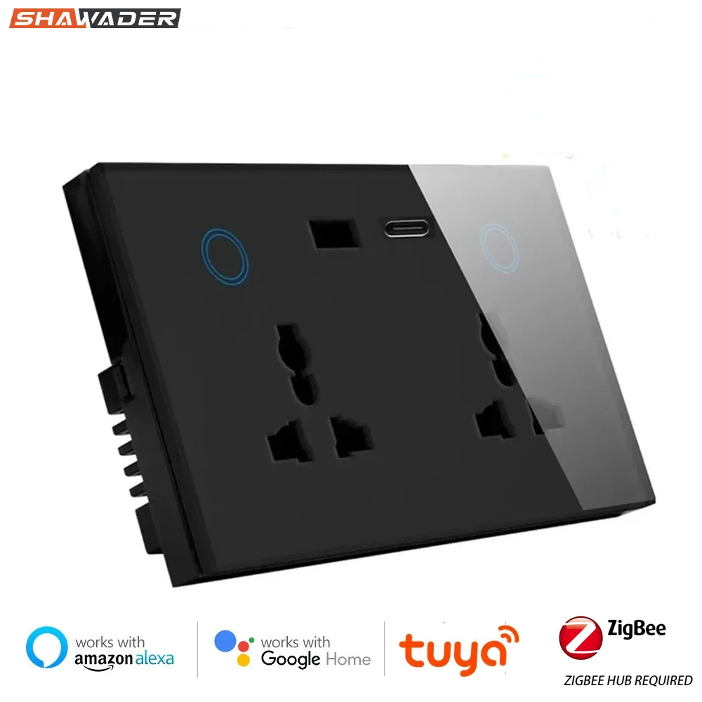 Shawader-Zigbee-Wall-Socket-USB-Type-C-Universal-Electrical-Power-Plug ...