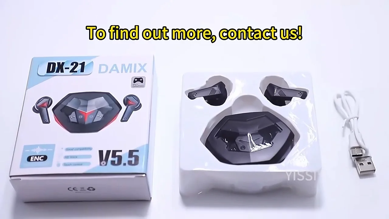 New DX21 ENC Gaming Earbuds 2025 BT V5.5 EDR Special Edition TWS ...