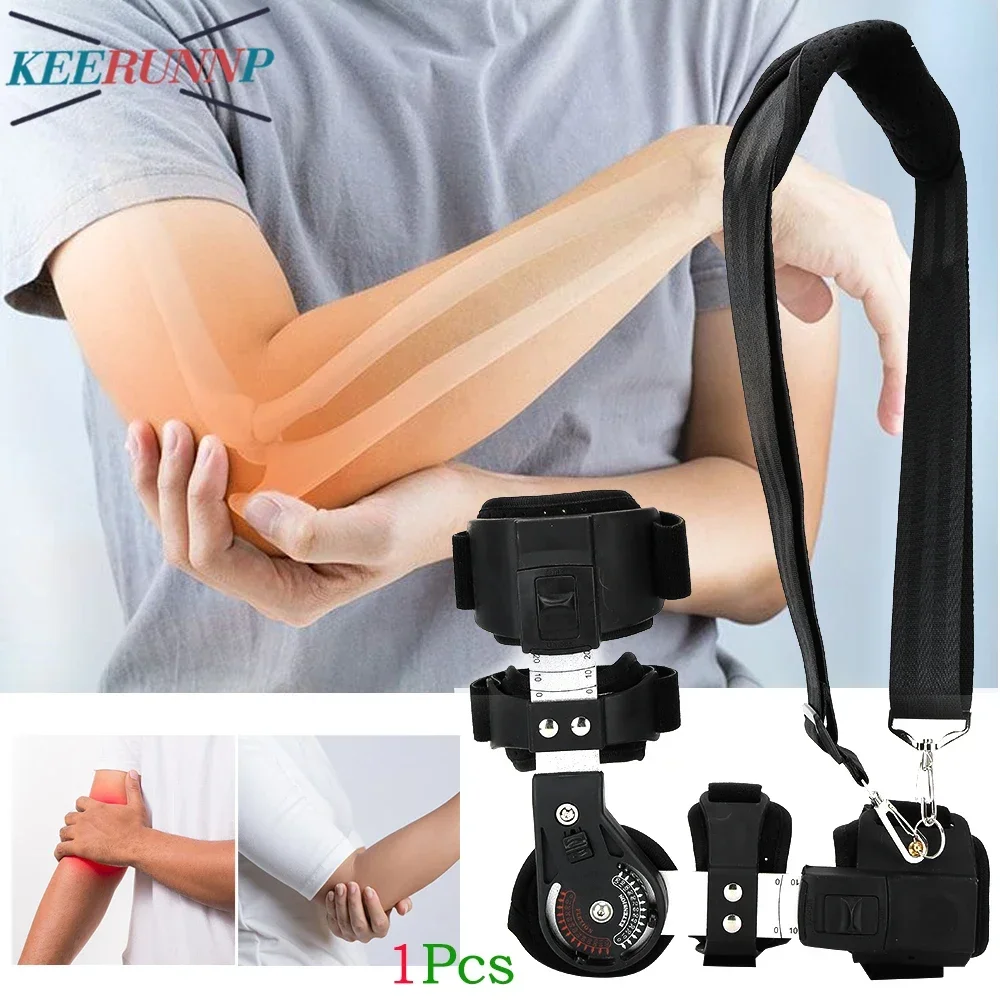1Pcs Left Right Hinged ROM Elbow Brace,Adjustable Post OP Elbow Brace ...