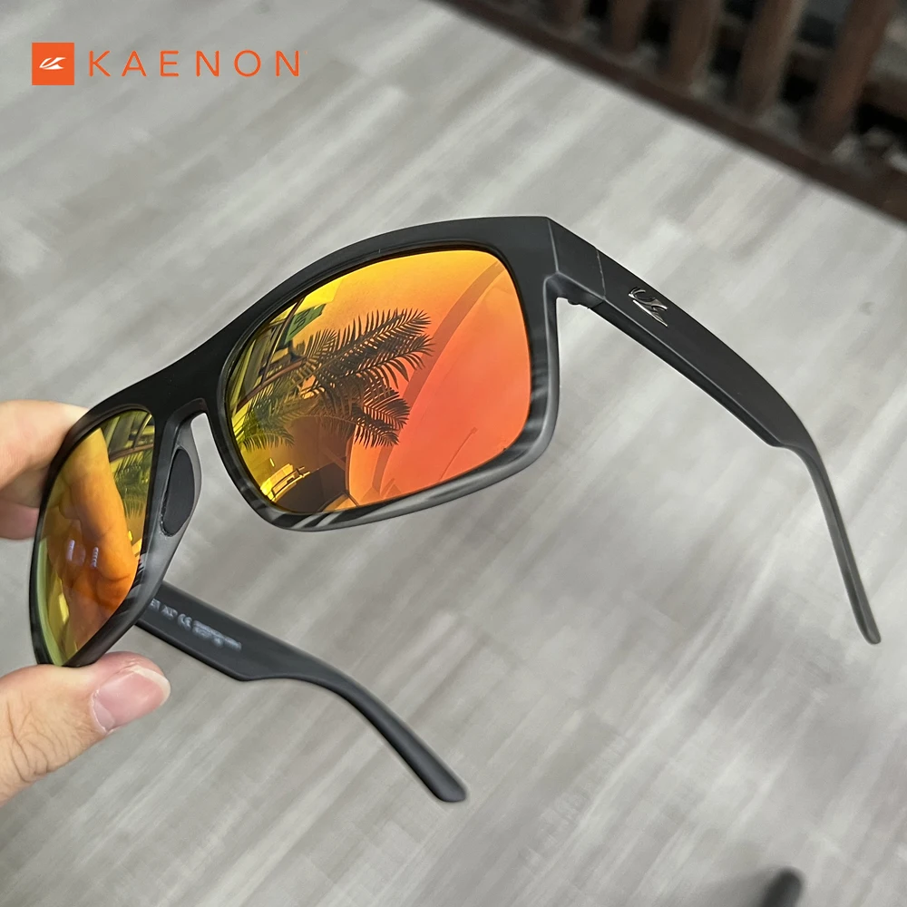 Mirrored-Red-Lens-TR90-Brand-Kaenon-New-Men-Oversize-Polarized ...