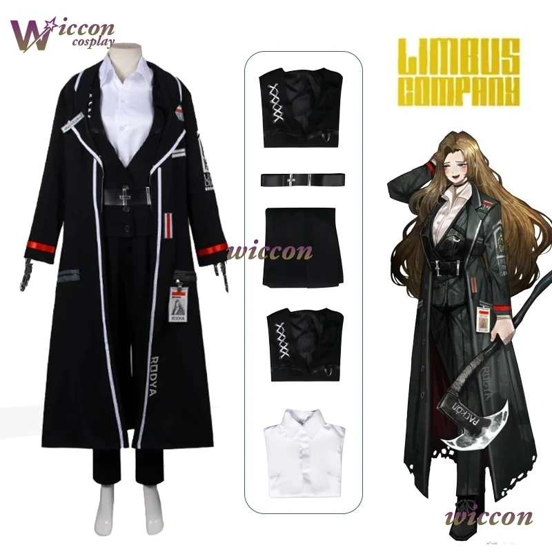 YesOk LBC Rodion Cosplay Costume Wig Limbus Company Rodya Cosplay Shirt ...