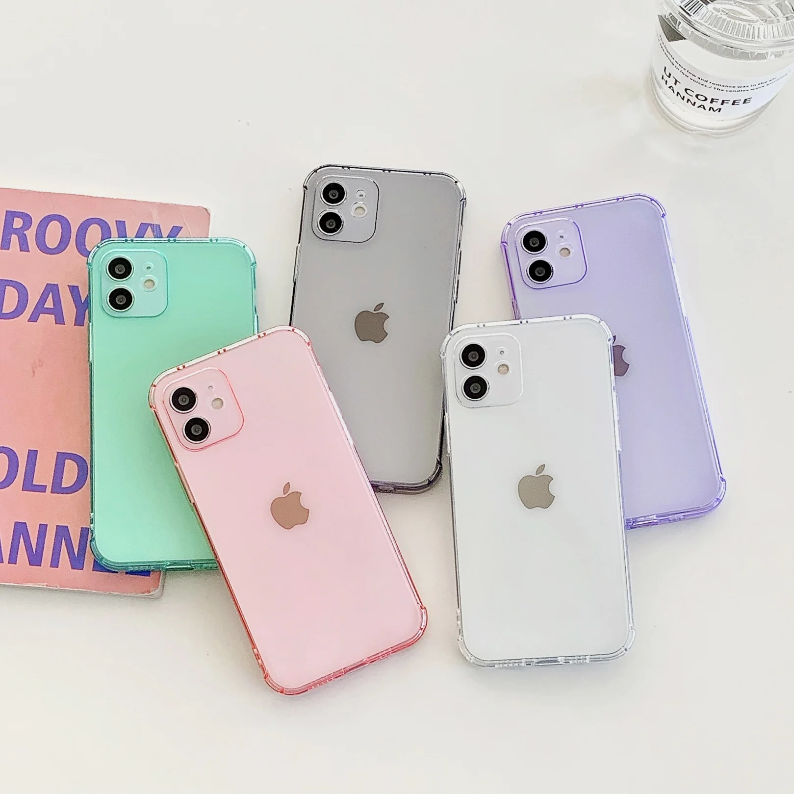 Funda-transparente-de-color-caramelo-para-iPhone-iPhone-15-Pro-Max ...
