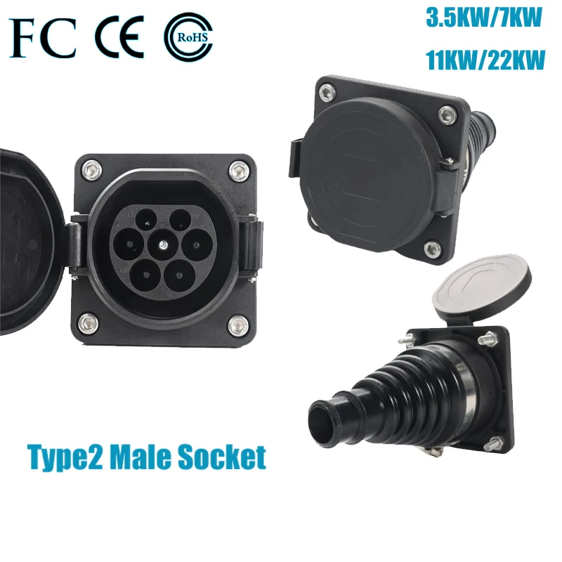 3Phase 32A Type2 Ev charging stations EVSE IEC 62196-2 EV Charging ...