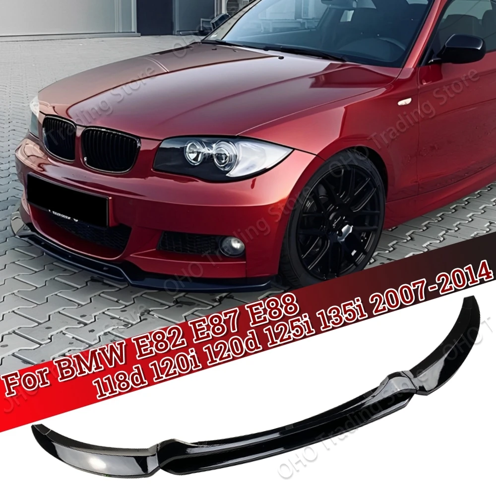 Car Front Bumper Lip Chin Spoiler Splitter For BMW 1 Series E82 E88 ...