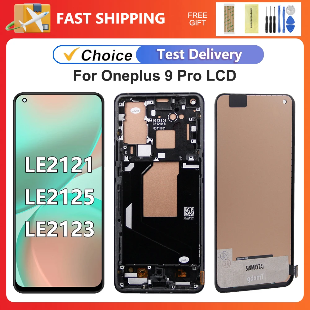 Tested For OnePlus 9 Pro 1+9Pro LE2121 LE2125 LE2123 LE2120 LCD Display ...