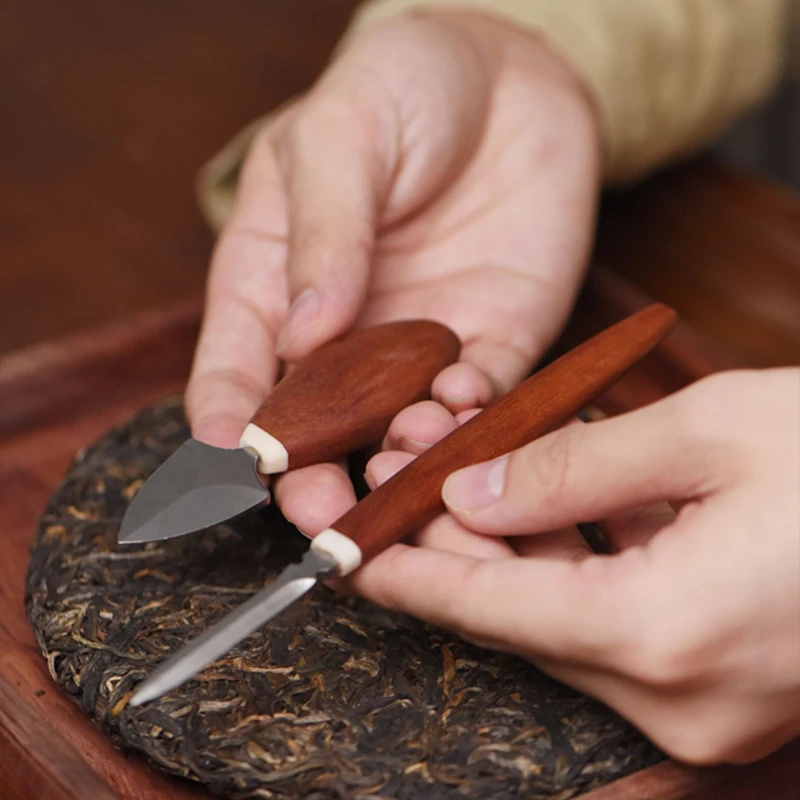 Kung-Fu-Puer-Tea-Knife-Tools-Sandalwood-Tea-Cutter-Handmade-Chinese ...