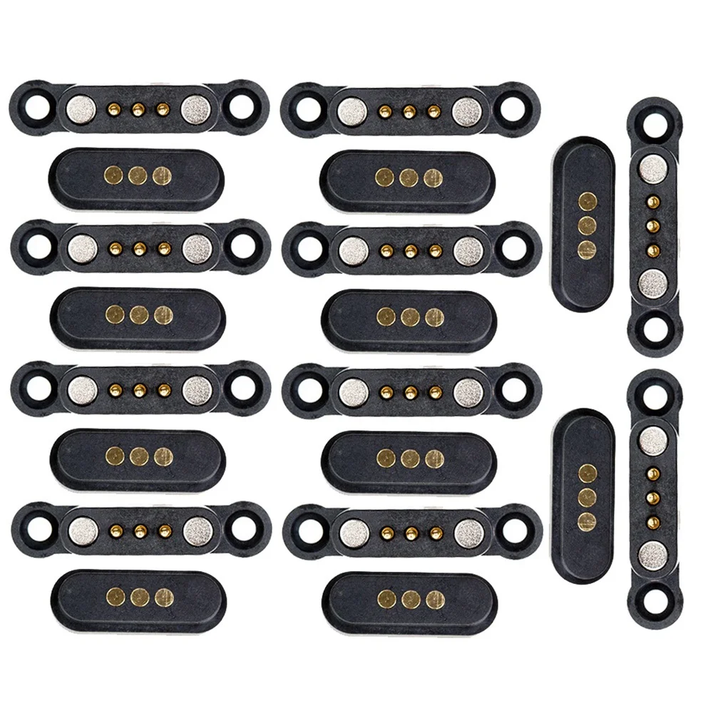 10-Pairs-Spring-Loaded-Magnetic-Pogo-Pin-Connector-3-Positions-Magnets ...