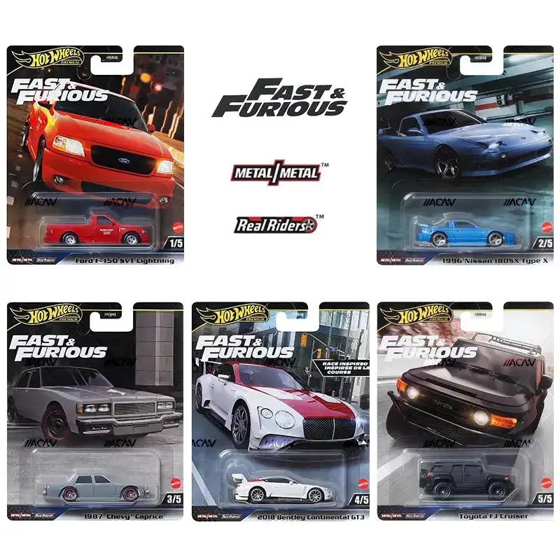 Mattel-Hot-Wheels-Fast-and-Furious-Mix-4-Modelo-de-Ve-culo-Diecast ...