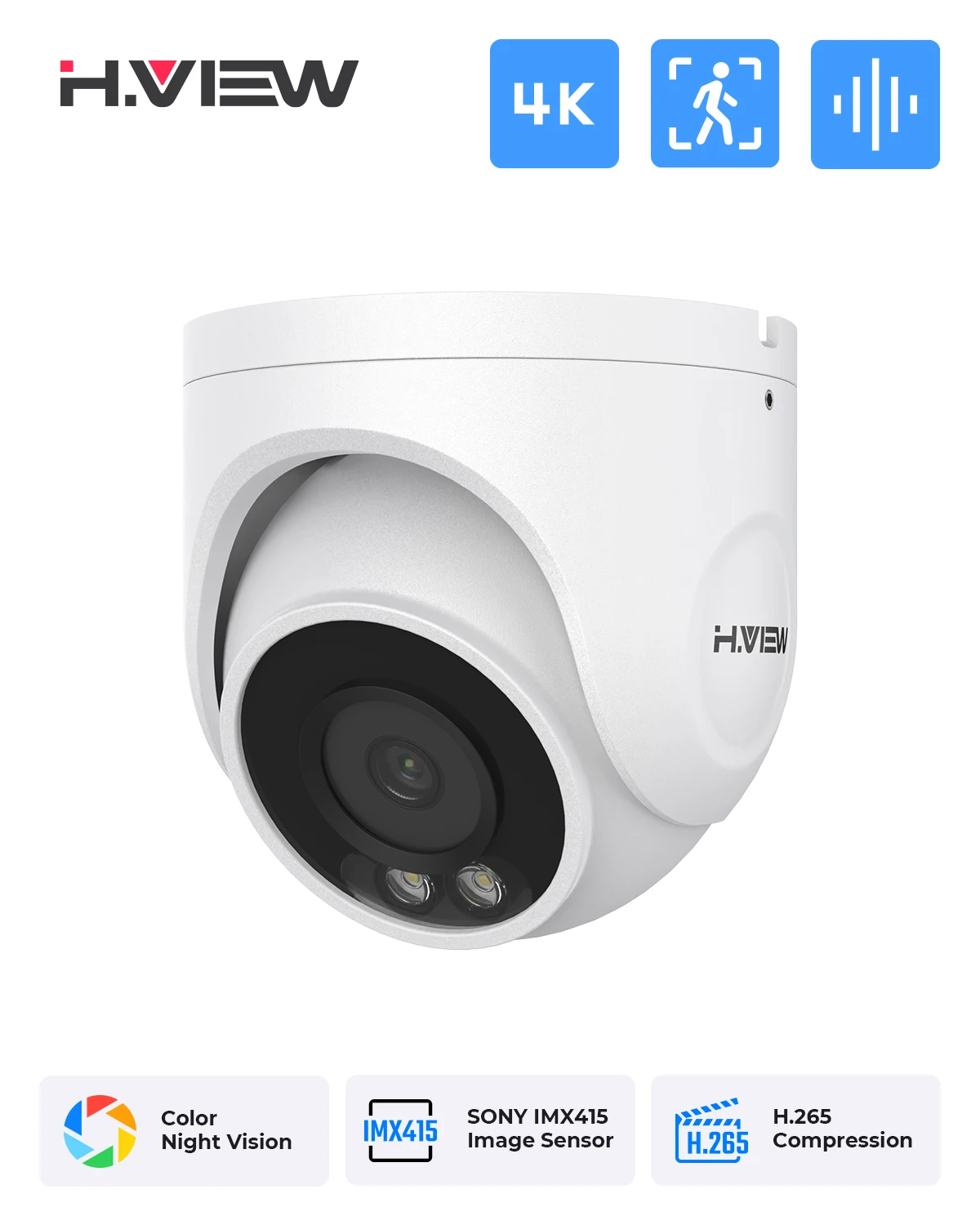 H-VIEW-Full-Color-Night-Vision-4K-Ip-Camera-poe-8MP-Cctv-Security ...