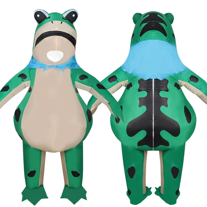 Divertida traje de rana disfraz de rana inflable disfraz de Cosplay ...