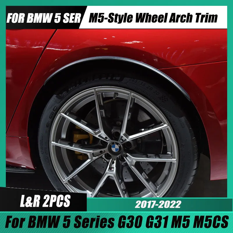 M5 Performance Style Rear Wheel Arch Trim Fender Mudguards For Bmw 5 ...