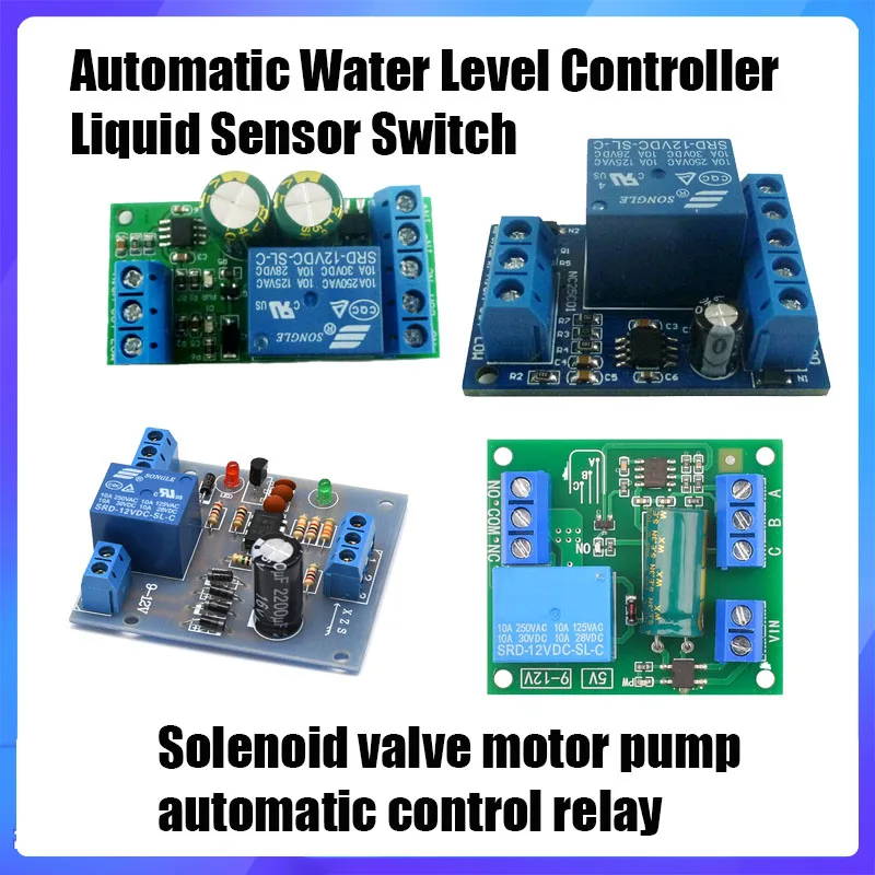 LC25A01 12V Liquid Level Controller Sensor Solenoid Valve Motor Pump ...