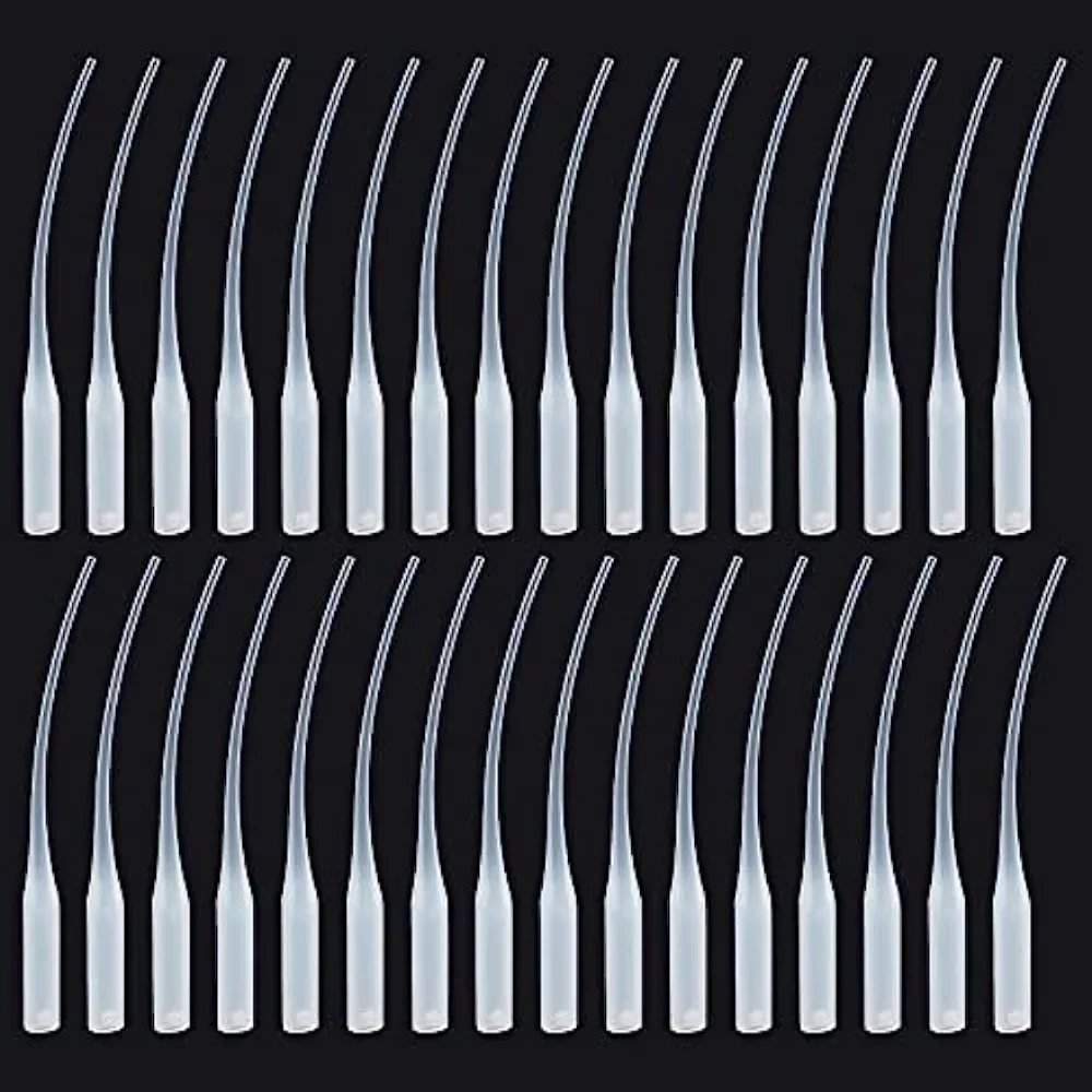 Glue Tips 100pcs Plastic Glue Micro-Tips Glue Extender Precision CA ...