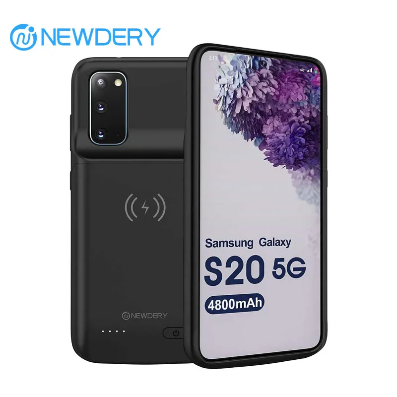 NEWDERY-External-Battery-Case-For-Galaxy-S20-Wireless-Charging-Case ...