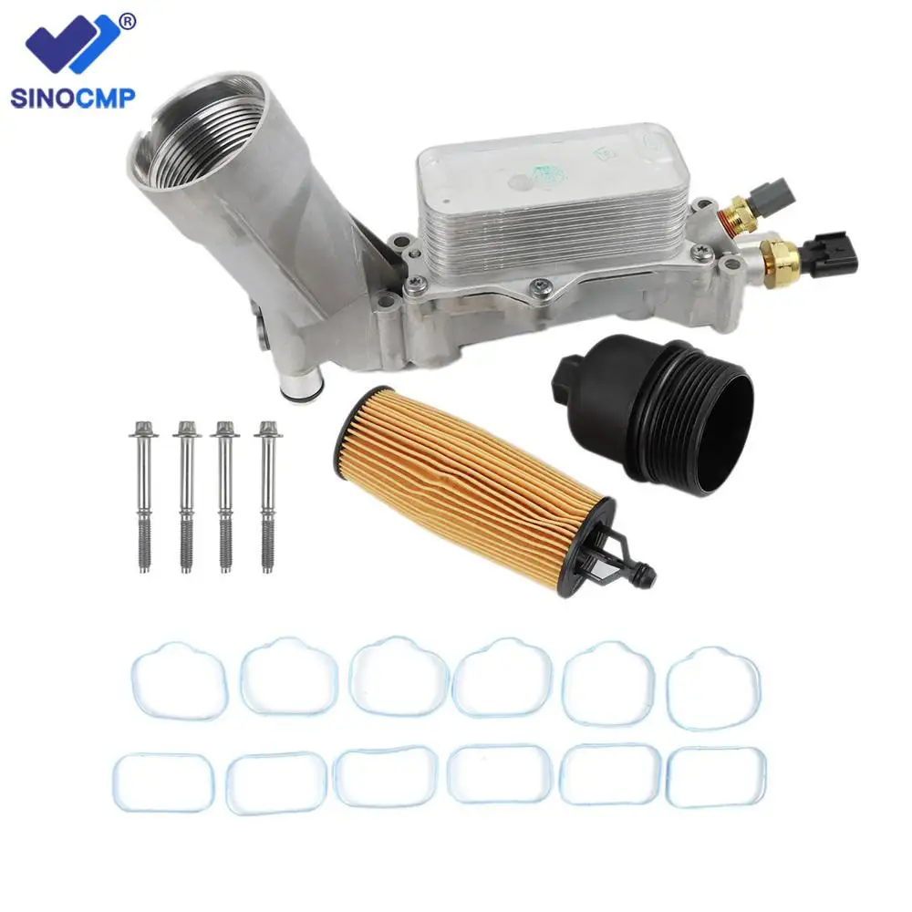 926-876-Aluminum-housing-Oil-filter-assembly-with-bolts-manifold-seals ...