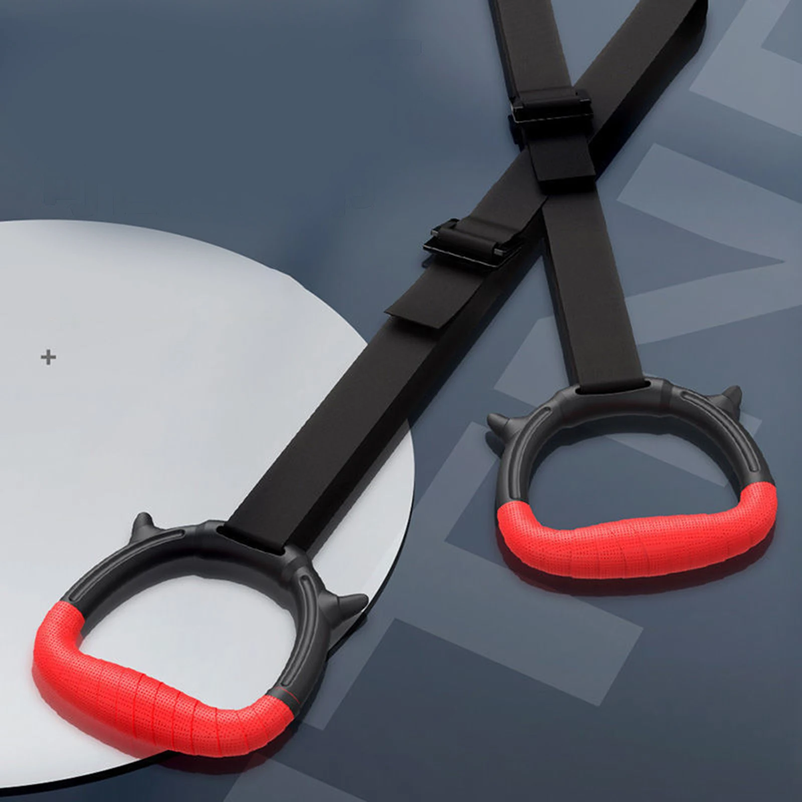 Gymnastics-Rings-Adjustable-Straps-Buckles-661lbs-Capacity-Full-Body ...