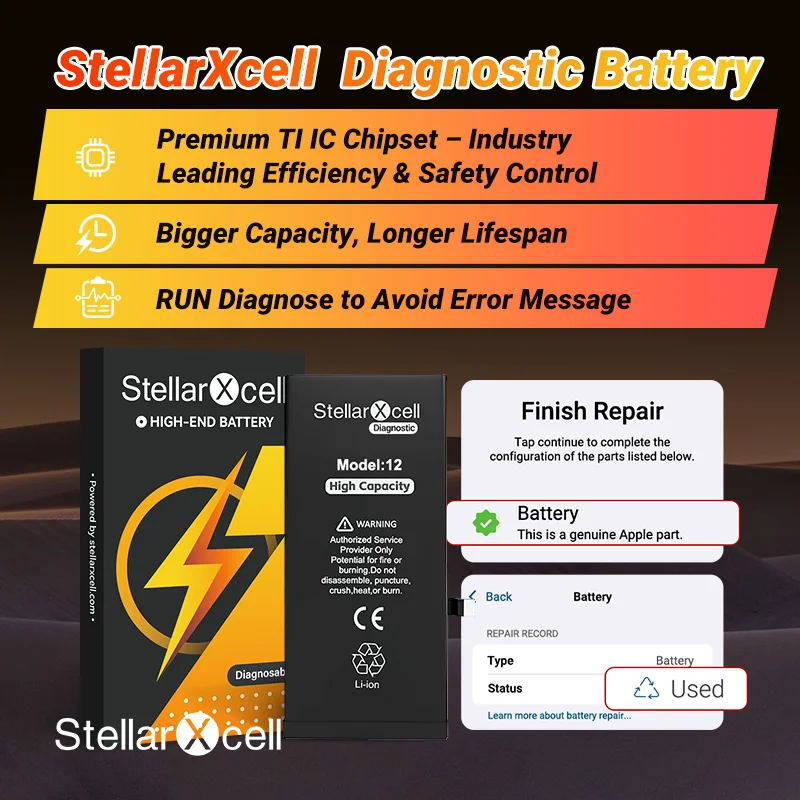 StellarXcell-Diagnostic OEM TI 27546 Battery No Important message Run ...