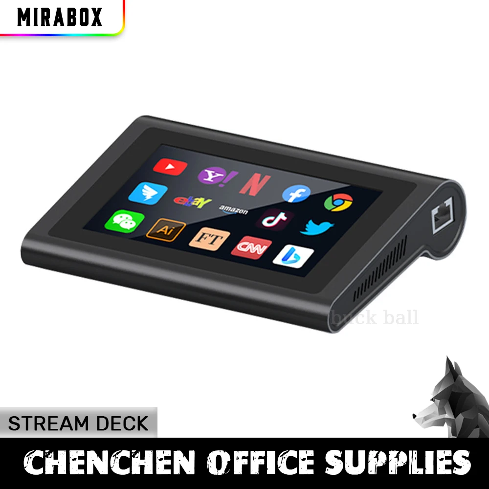 Mirabox-Stream-Deck-Teclado-Visual-8-em-1-Expans-o-HUB-computador-acess ...