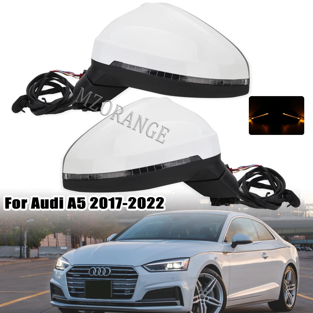 Rearview-Side-Mirror-Cover-Assembly-For-Audi-A5-F5-8W-Sportback-2017 ...