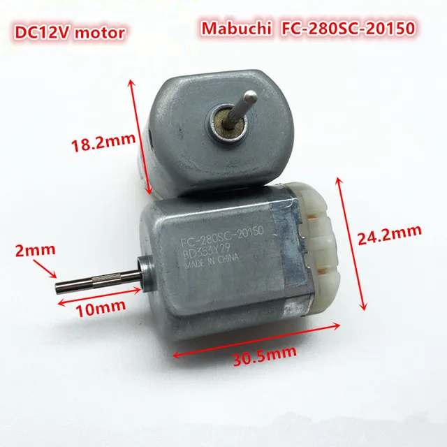 Eredeti Mabuchi 280 Dc Motor Fc-280Sc-20150 12V 12000Rpm Nagy Sebességű ...