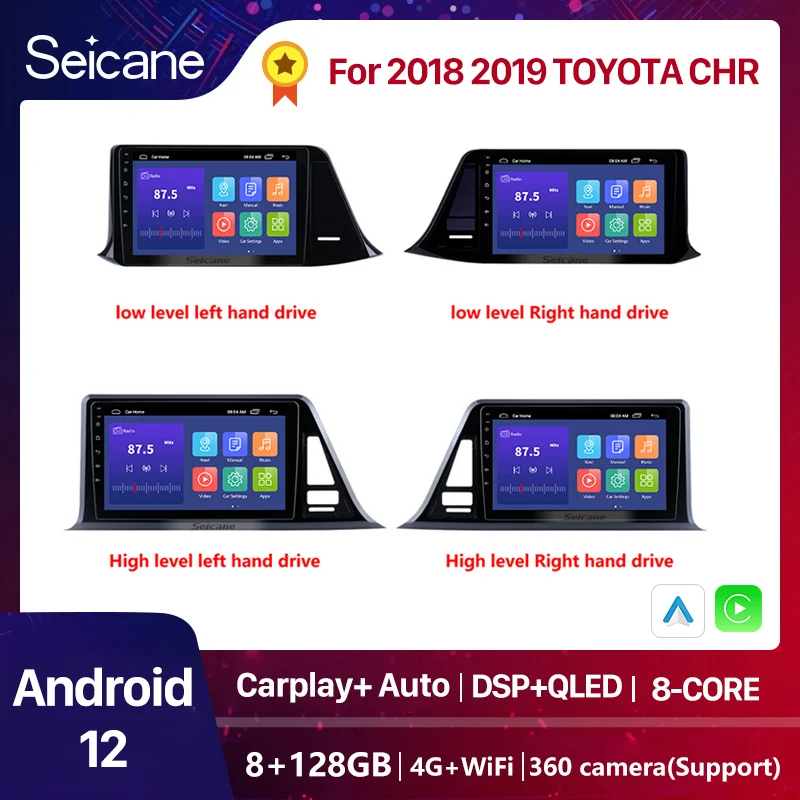 Seicane-Multimedia-Video-Player-For-2018-2019-TOYOTA-CHR-wireless ...