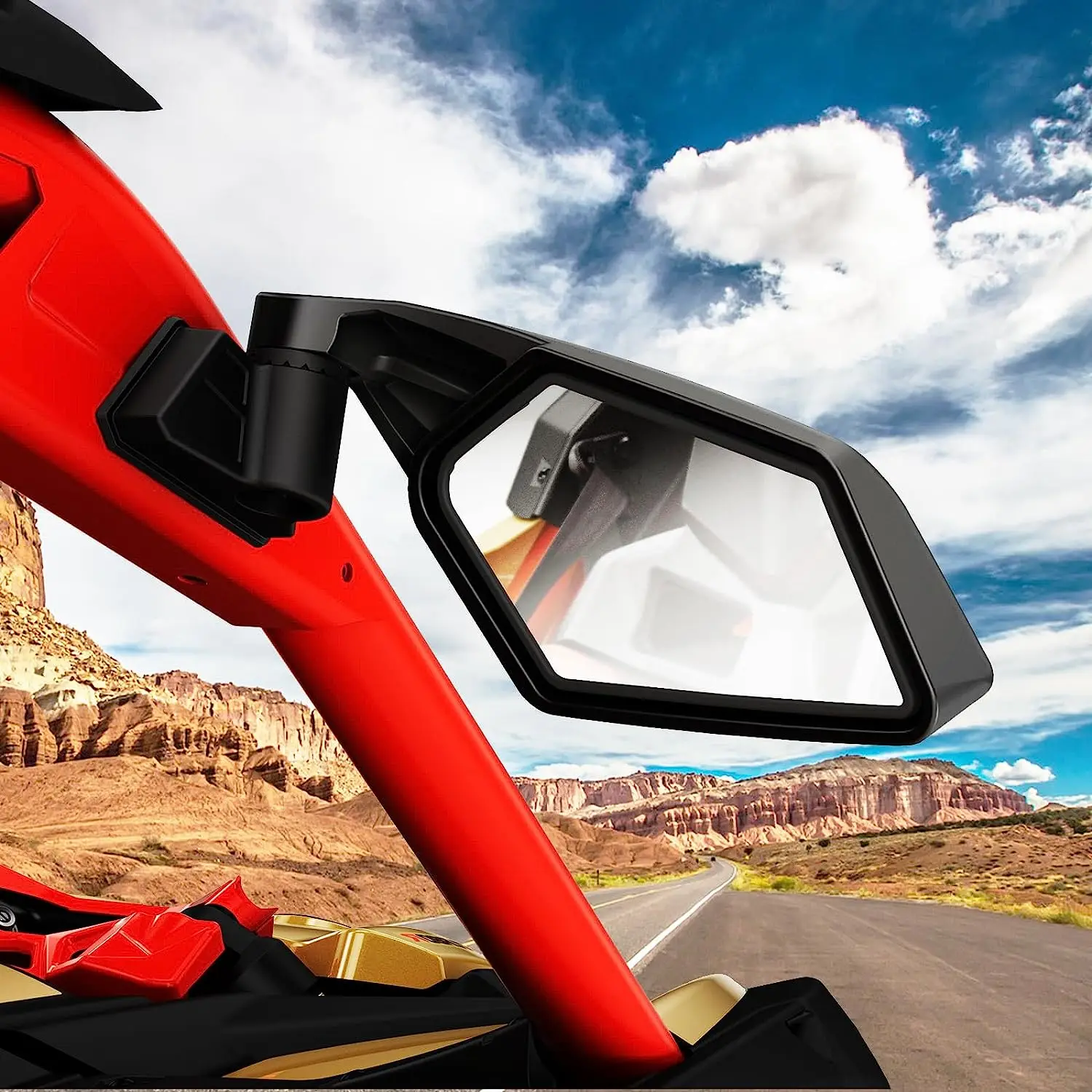 2Pcs-UTV-Side-View-Mirrors-Rearview-Mirror-For-Can-Am-Maverick-X3-Max ...