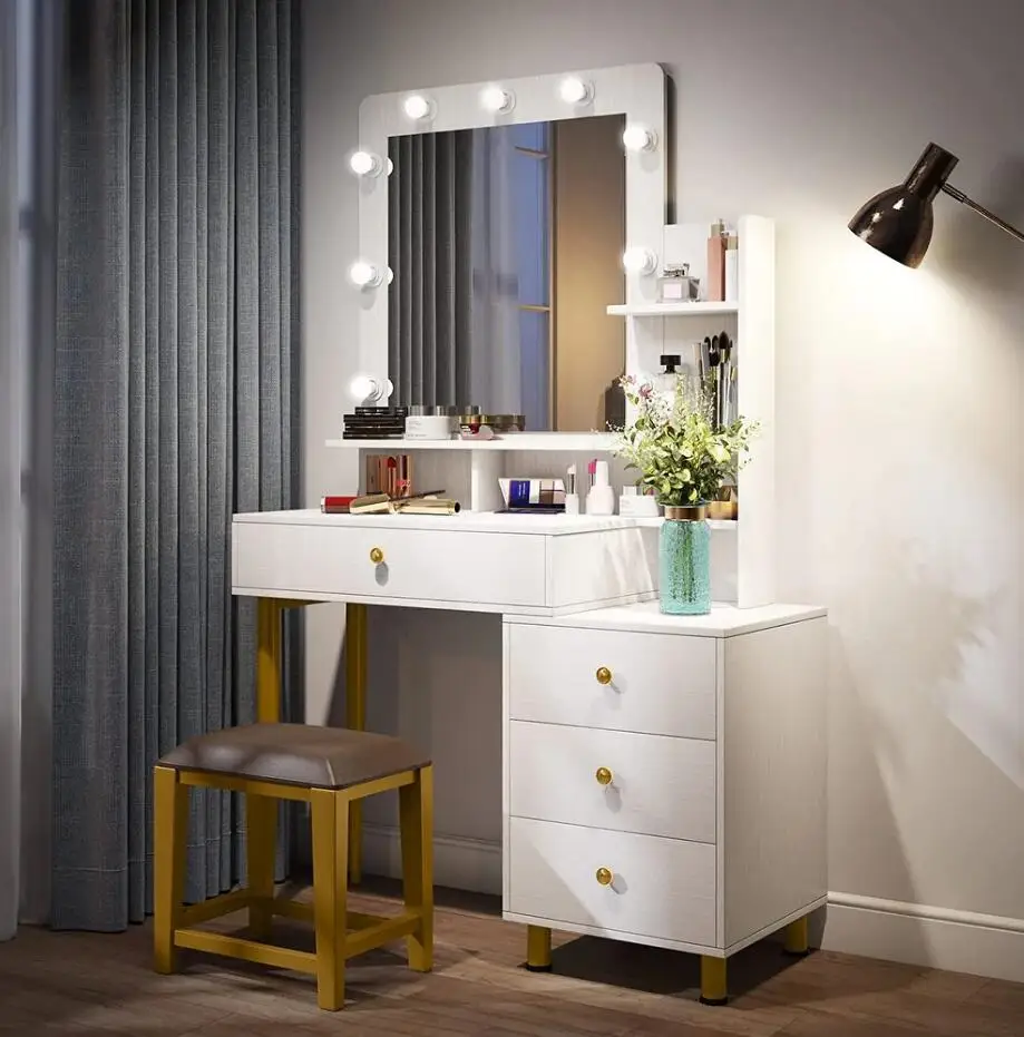 Vintage Vanity Mirror With Lights