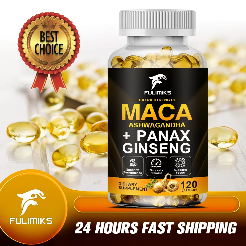 Organic-Maca-Root-Powder-Capsules-with-Black-Red-Yellow-Peruvian-Maca ...