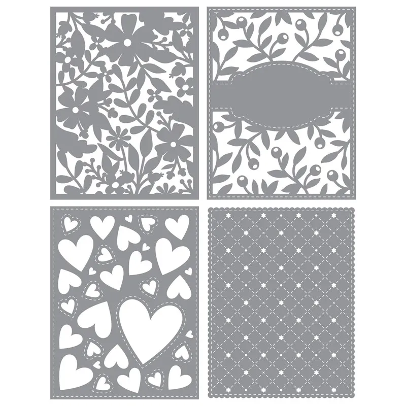 Background Cutting Dies | Background Dies Cards | Metal Background Die ...