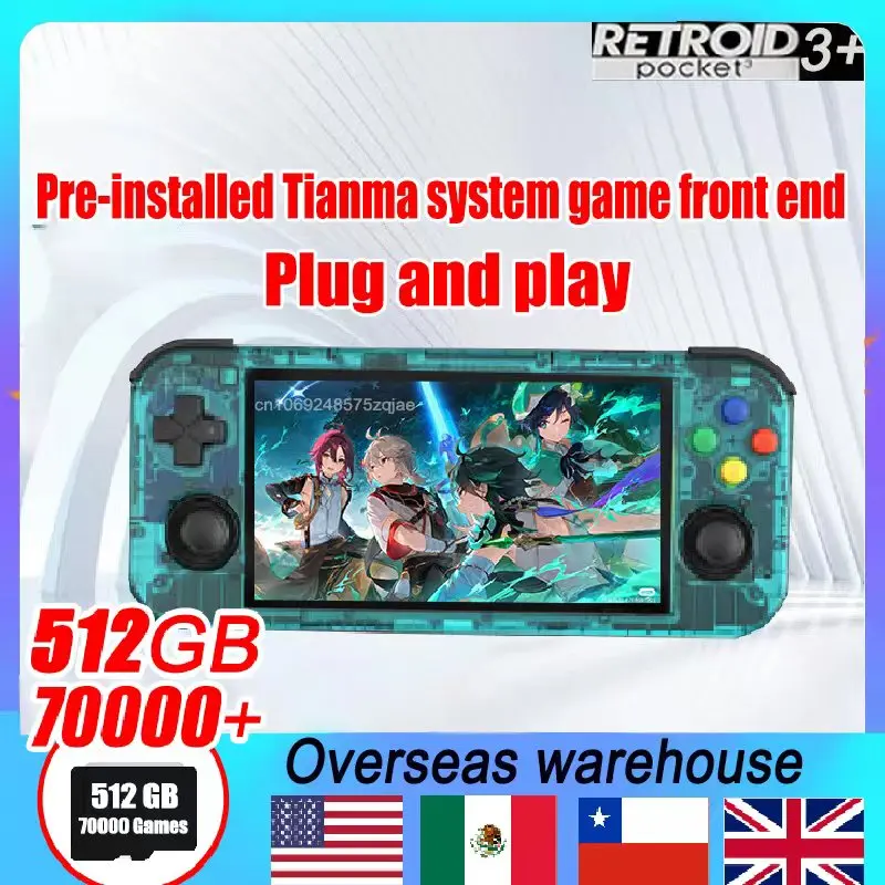 Retroid-Pocket-3-Plus-Handheld-Retro-Game-4G-128GB-4-7-Touch-Screen ...