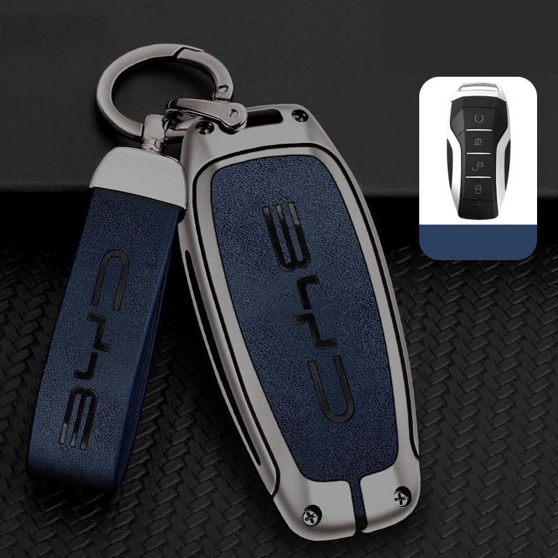 Alloy Car Key Case Cover Holder for BYD Second Song Pro Tang Dm QIn ...