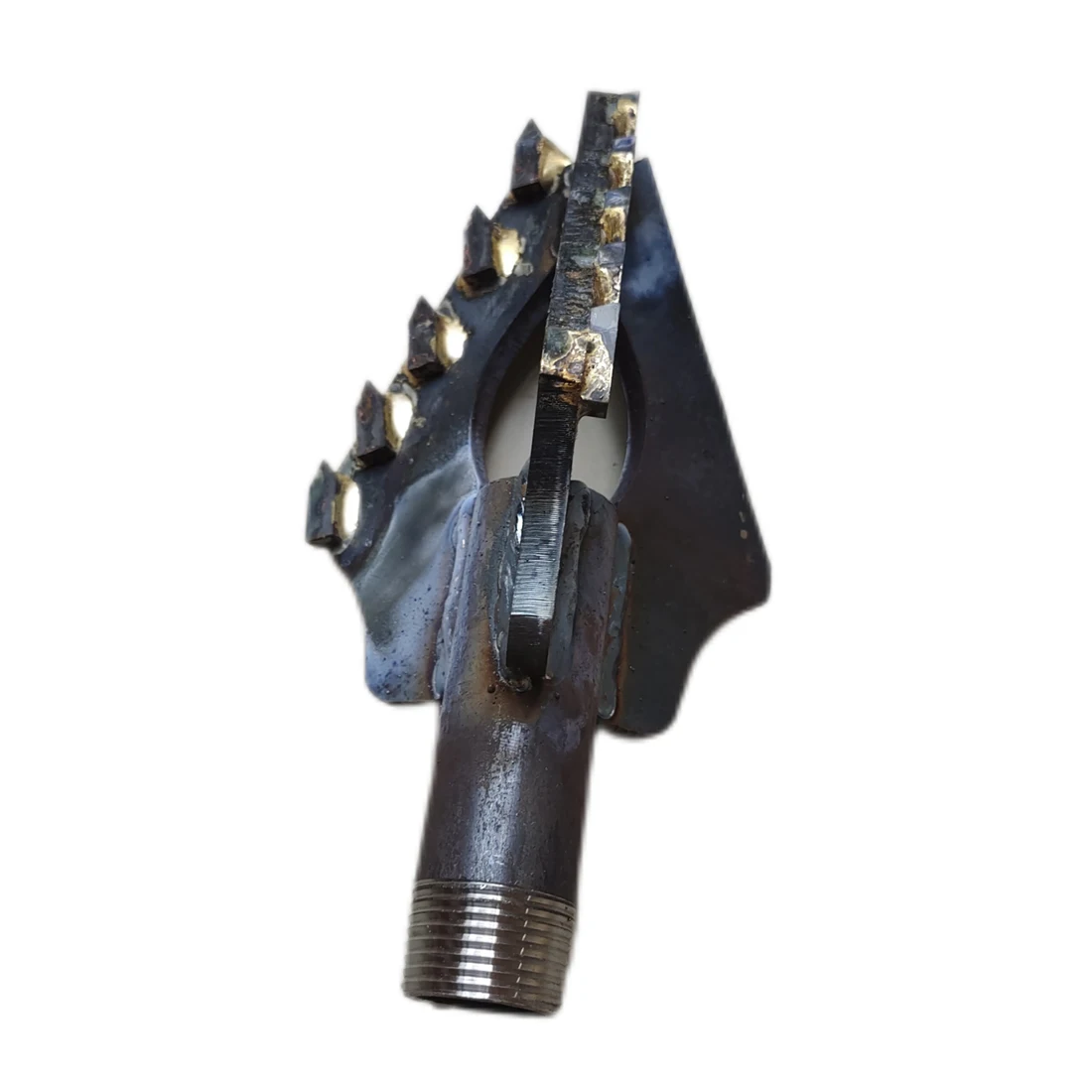 Small-water-well-drilling-rig-three-wing-alloy-drill-bit-soil-sand ...