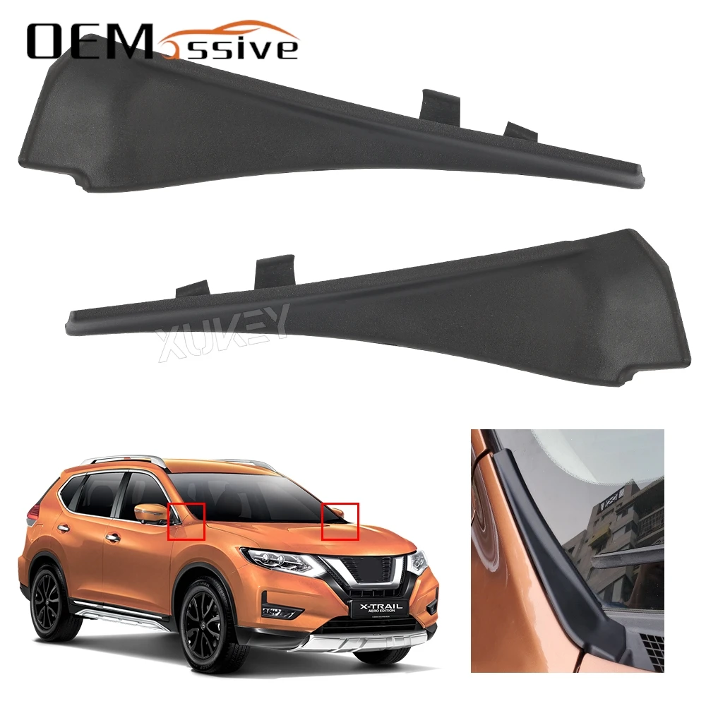 2pcs-Left-Right-Front-Windshield-Wiper-Side-Cowl-Extension-Cover-Trim ...