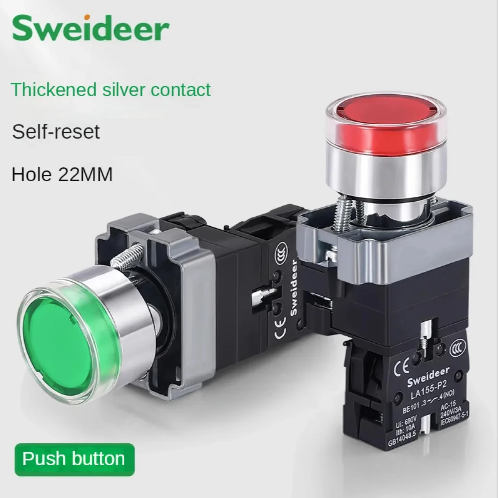 Luz-LED-220V-bot-n-plano-moment-neo-indicador-de-reinicio-autom-tico ...