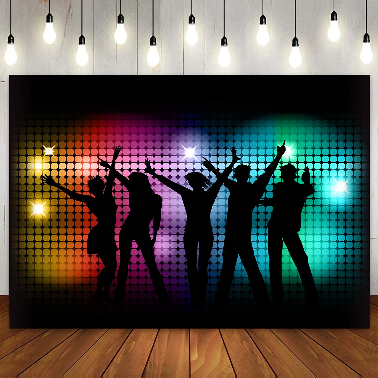 Disco-Theme-Birthday-Party-Decor-Backdrop-Back-to-50s-60s-70s-80s-90s ...