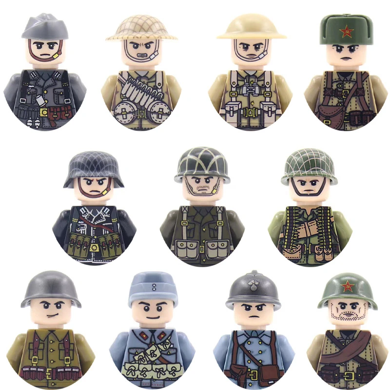 Building Block German Soldier | Building Blocks German Army | Military ...