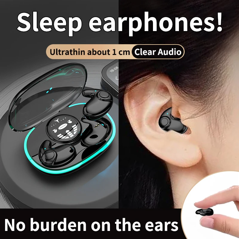 Sleep Earbuds for Side Sleepers Invisible Bluetooth Ear Buds 6H ...