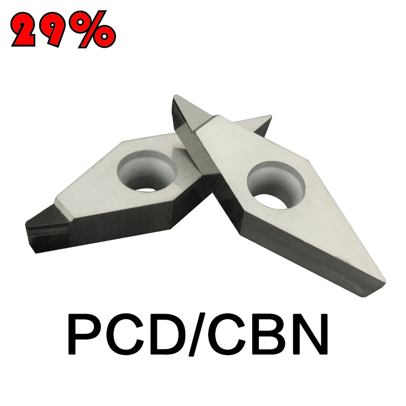 1PC-VCMT-VBMT-VNMG-VCGT-Diamond-PCD-CBN-Lathe-Inserts-VNMG160404 ...