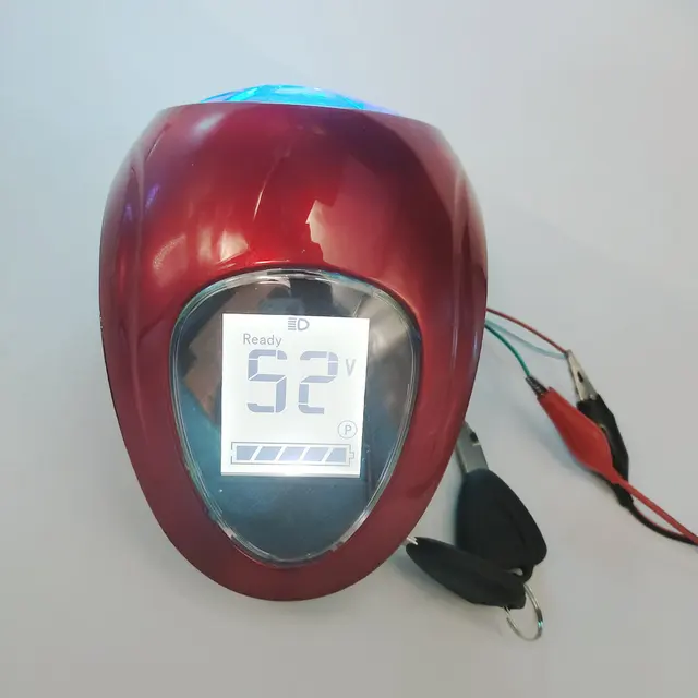48v60v Speedometer/LCD Display+FRONTLIGHT WITH Lock/Key Electric Scooter Bicycle MOTORBIKE ATV ...